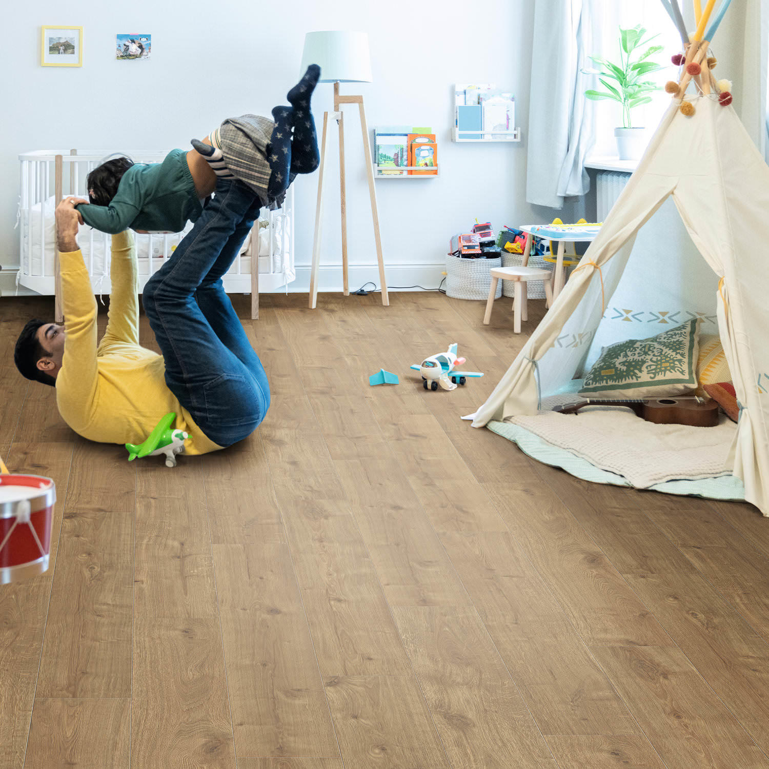 538649 - HARO Laminate Floor TRITTY 90 Plank 1-Strip 4V Oak Savona ...