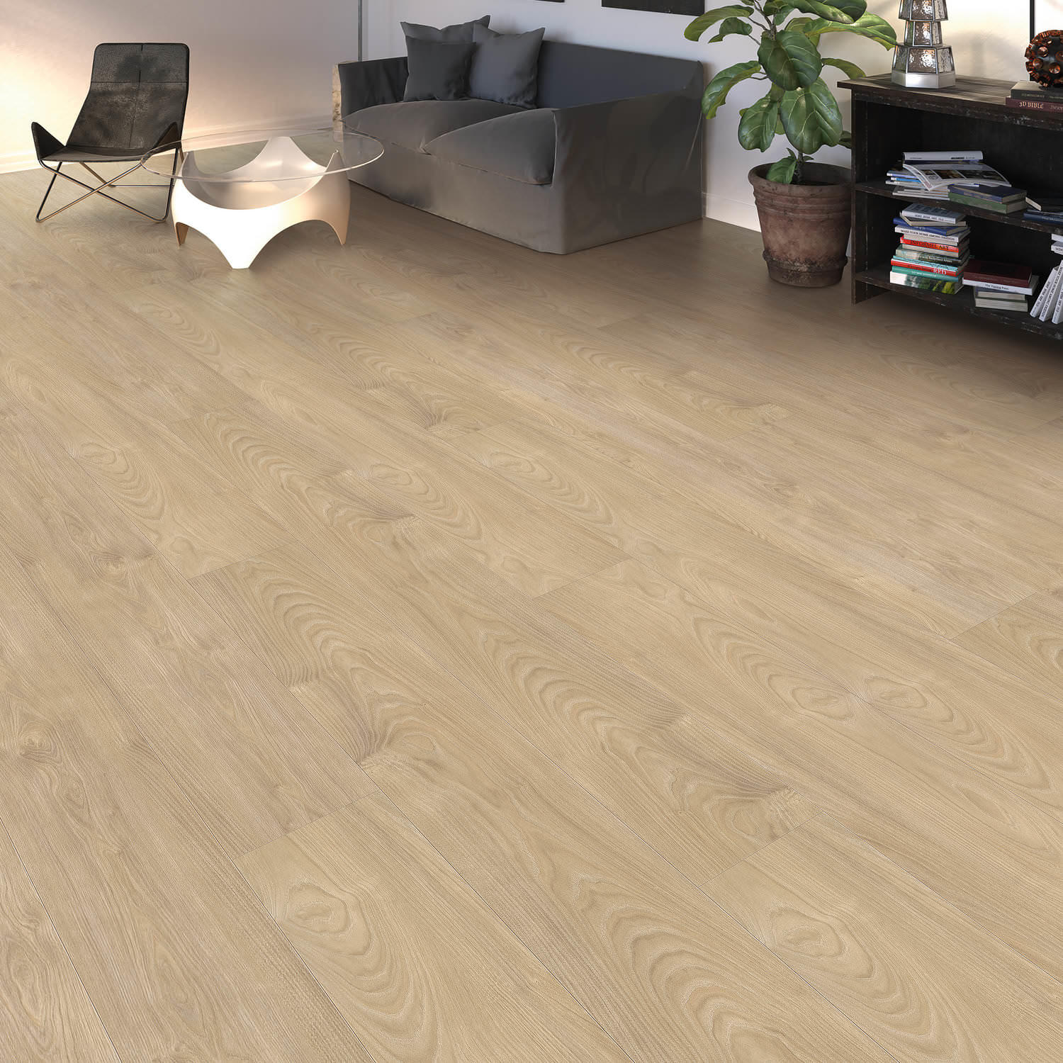 544742 - HARO Laminate Floor TRITTY 100 Gran Via 4V Silver Maple Vario ...
