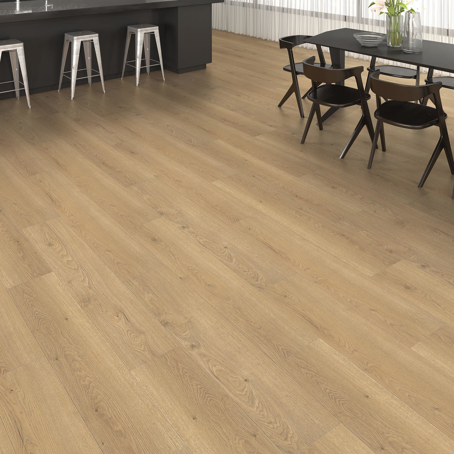 544771 - HARO Laminate Floor TRITTY 200 Aqua Plank 1-Strip 4V Oak ...