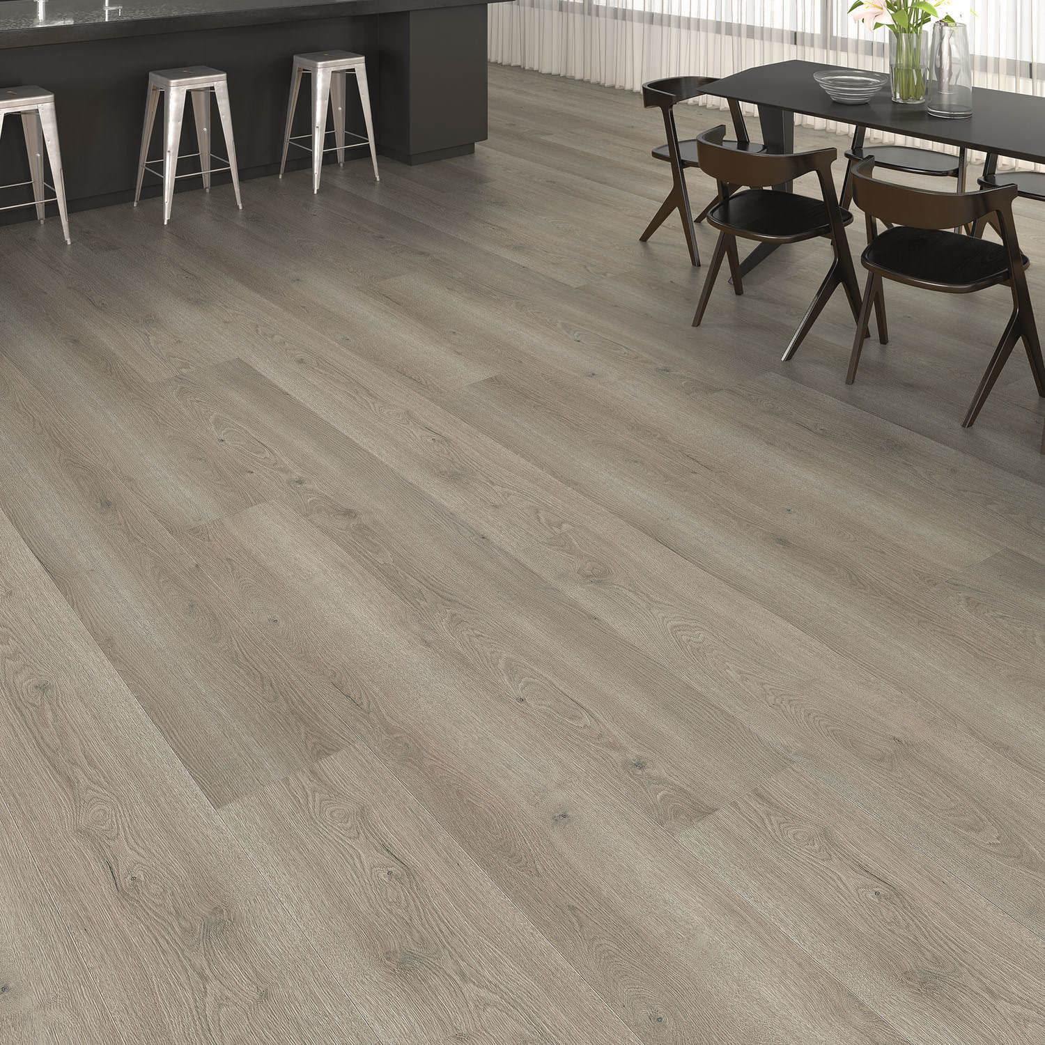 544792 - HARO Laminate Floor TRITTY 200 Aqua Gran Via 4V Oak Flavia Grey* authentic Silent CT ...