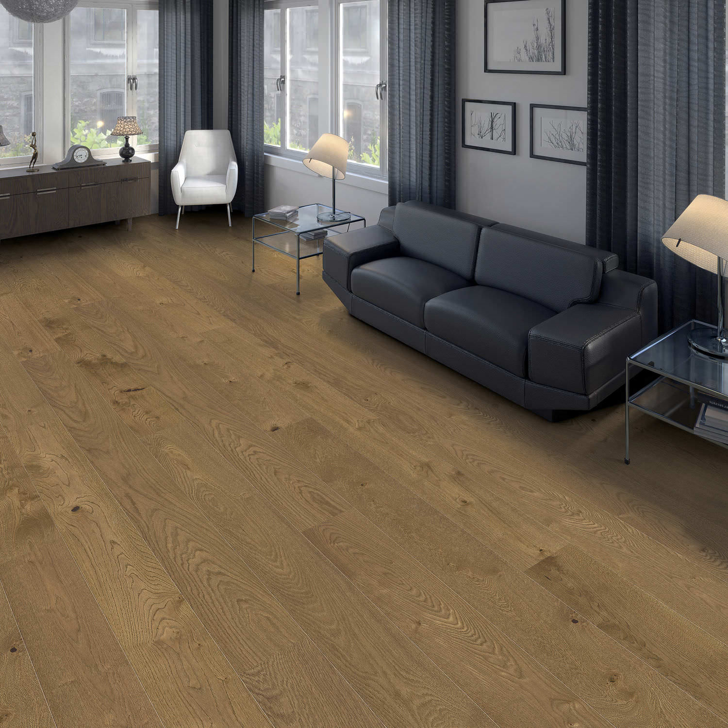 548925 - HARO PARQUET 2500 Plank 1-Strip 180 2V Oak Vintage Brown ...