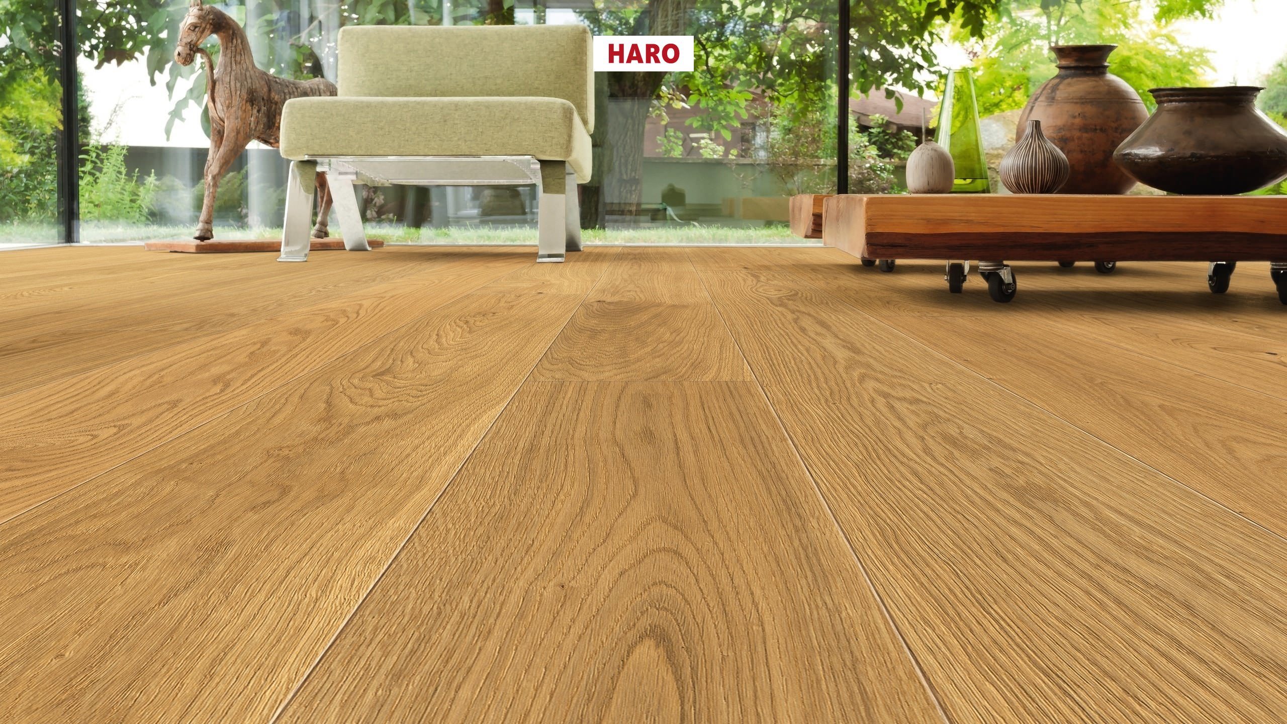 531677 - HARO PARQUET 4000 Plank 1-Strip 180 4V Oak Exclusive brushed ...